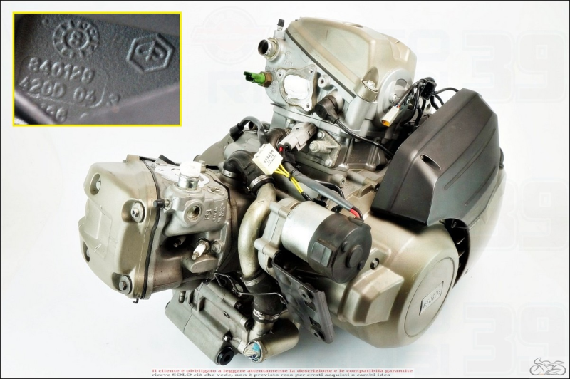Motore completo di tutte le sue parti originale Aprilia Mana 850 07 12 ...